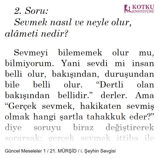 Sevmek nasıl ve neyle olur, alâmeti nedir?